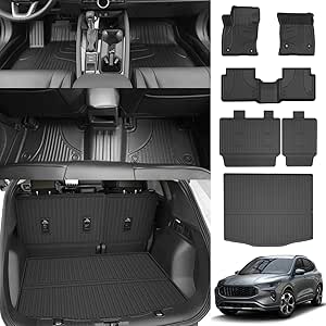 Amazon.com: TTX LIGHTING Floor Mats & Cargo Liner & Backrest Mat for ...