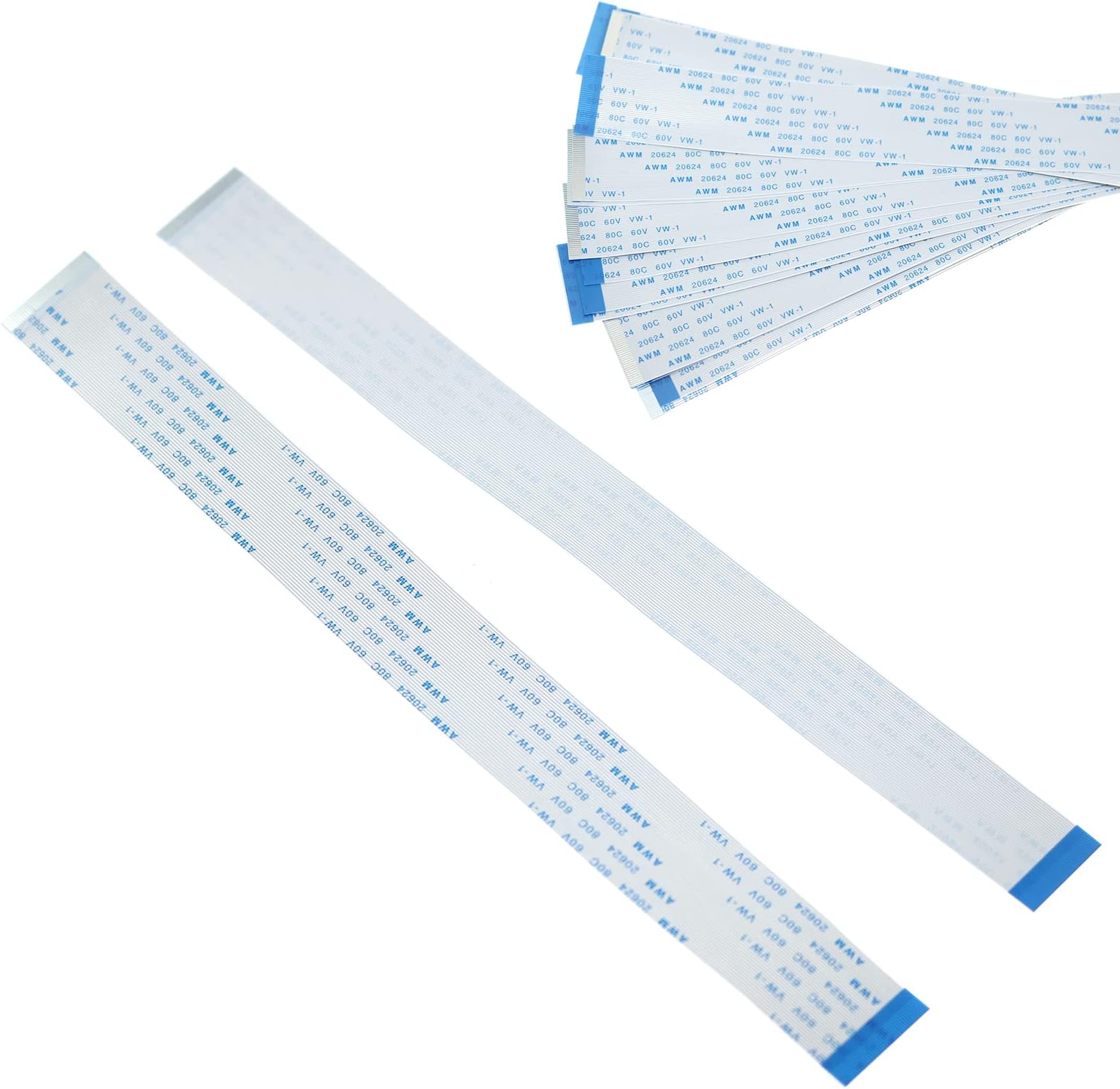 Amazon.com: uxcell 40 Pin Flexible Flat Cable 0.5mm Pitch A Type FFC ...