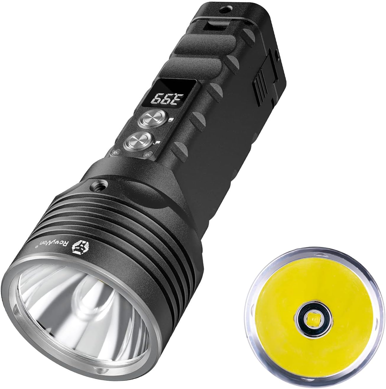 RovyVon S2i Rechargeable Flashlight, 5000 Lumens Super Bright LED ...