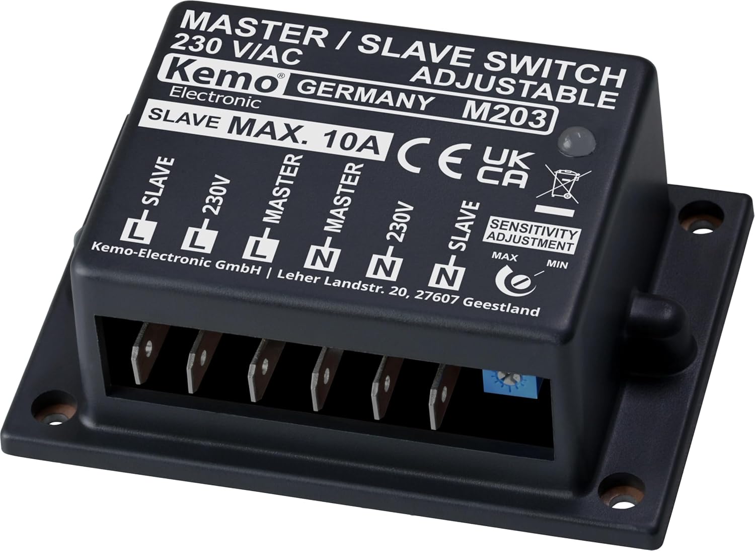 Master Slave-switch Komponent Kemo M203 230 V/AC : Amazon.se: Industriella verktyg & produkter