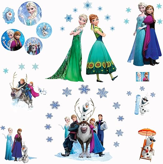 18DOTS Frozen Wall Stickers for Kids : Amazon.co.uk: Baby Products