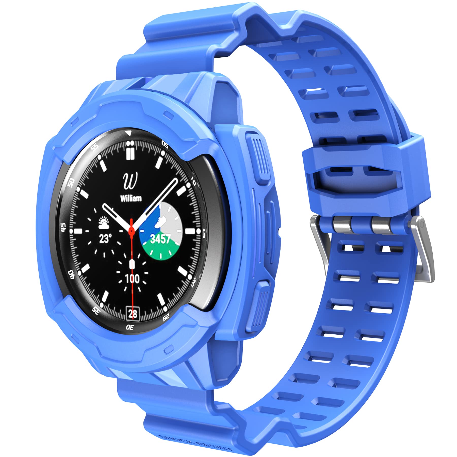Case Design for Galaxy Watch 4 Band 40mm, One-piece Shockproof Soft TPU ...