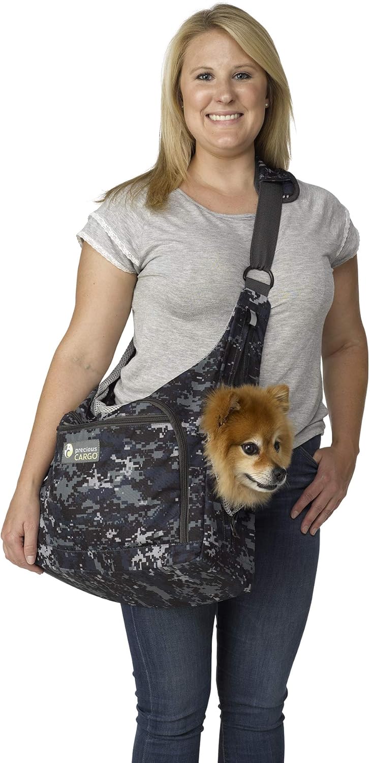 Amazon.com : PRECIOUS CARGO Pet Carrier Sling - Camo : Pet Supplies