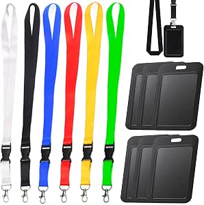 Amazon.com: 6 PCS Cruise Lanyard with ID Card Holder Office Waterproof ...