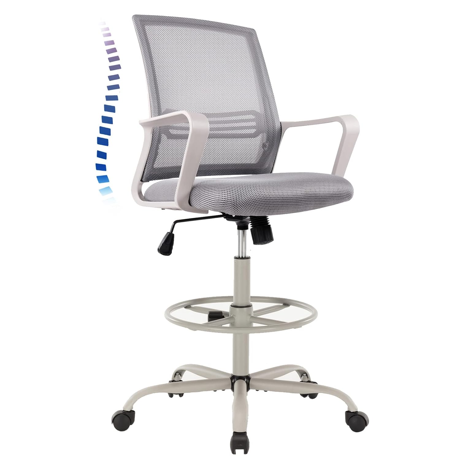 Tall Office Chair, Drafting Chair, Counter Height Office Chairs, High ...