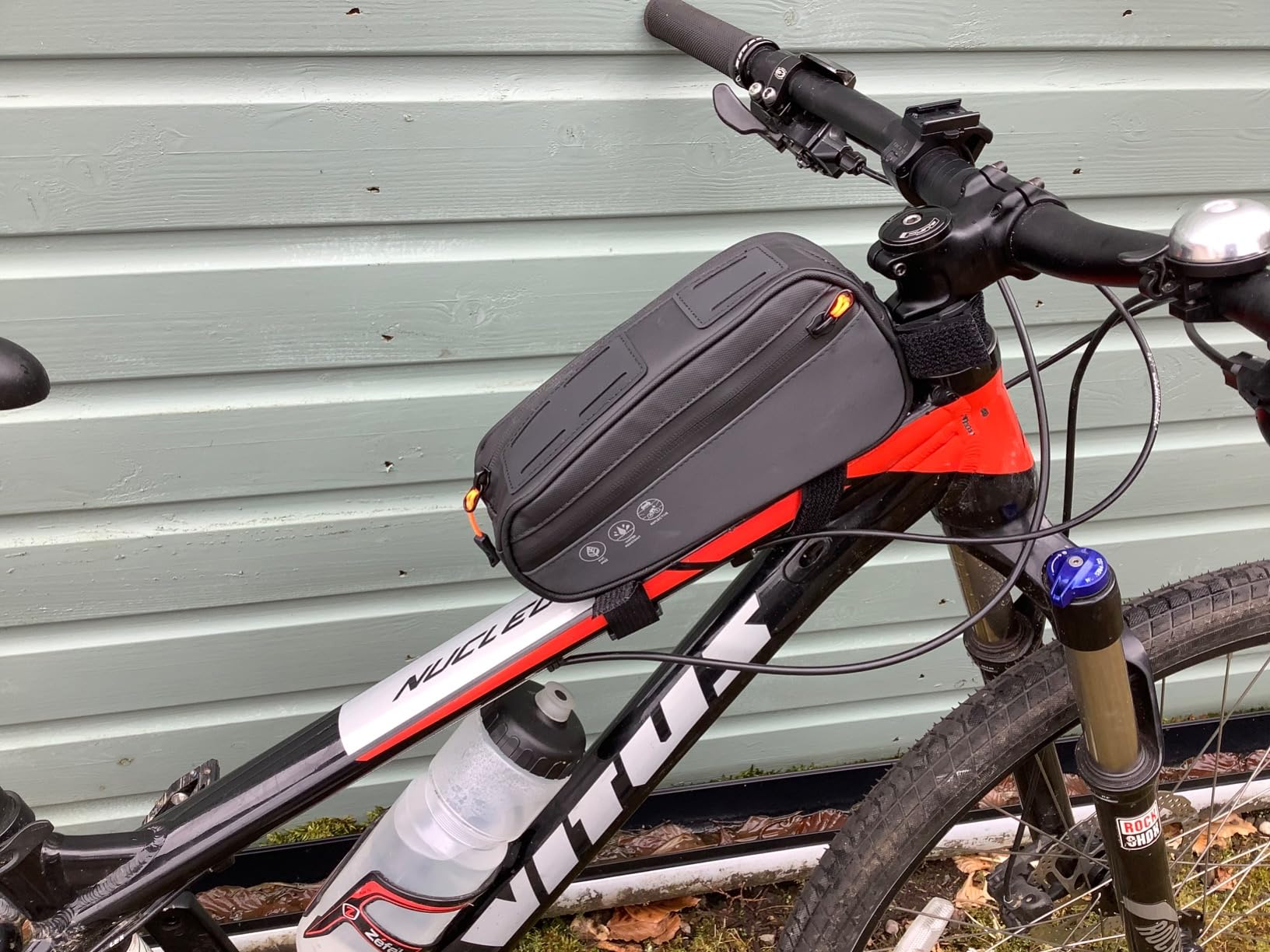 Eyein Bike Frame Bag, Waterproof Reflective Bike Triangle Bag with Two ...