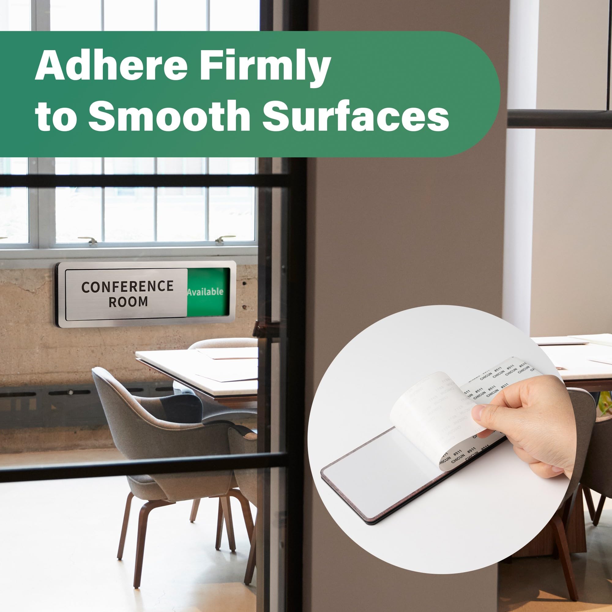 Snapklik.com : 2 Pack Bathroom Door Signs, Restroom Signs For Business ...