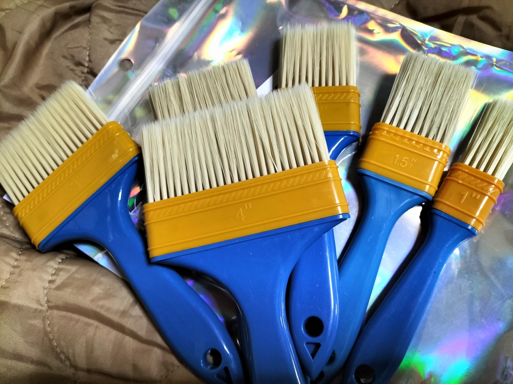 Amazon.co.jp: MINBOOT 多用途刷毛 6サイズセット ハケ はけ ペンキ ハケ 刷毛 塗装 掃除 プラスチックハンドル 変形にくい ペンキ塗り道具 水彩画 デザイン画 水性 ...