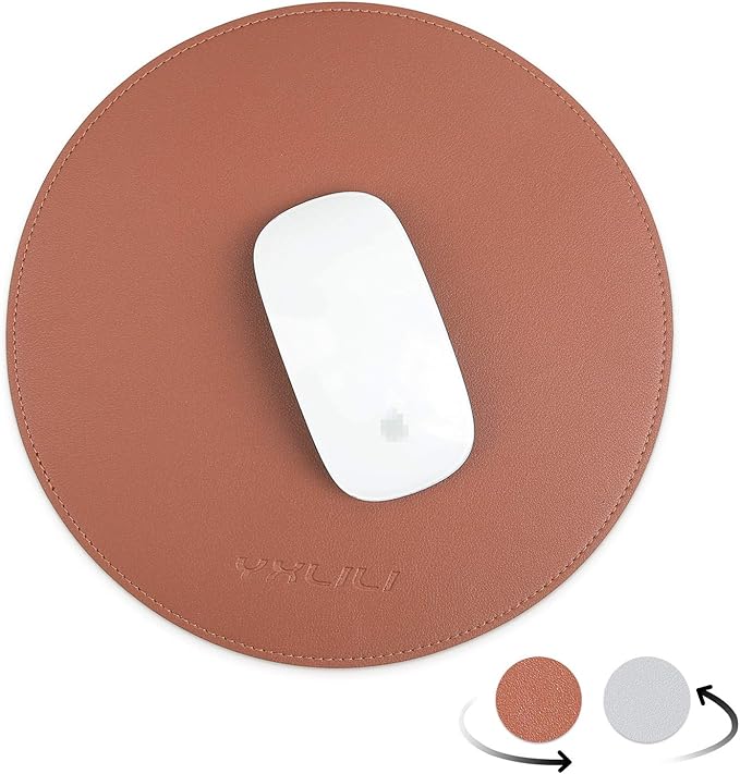 Amazon.com: YXLILI Mouse Pad, Double-Sided Mouse Pads Small Round PU ...