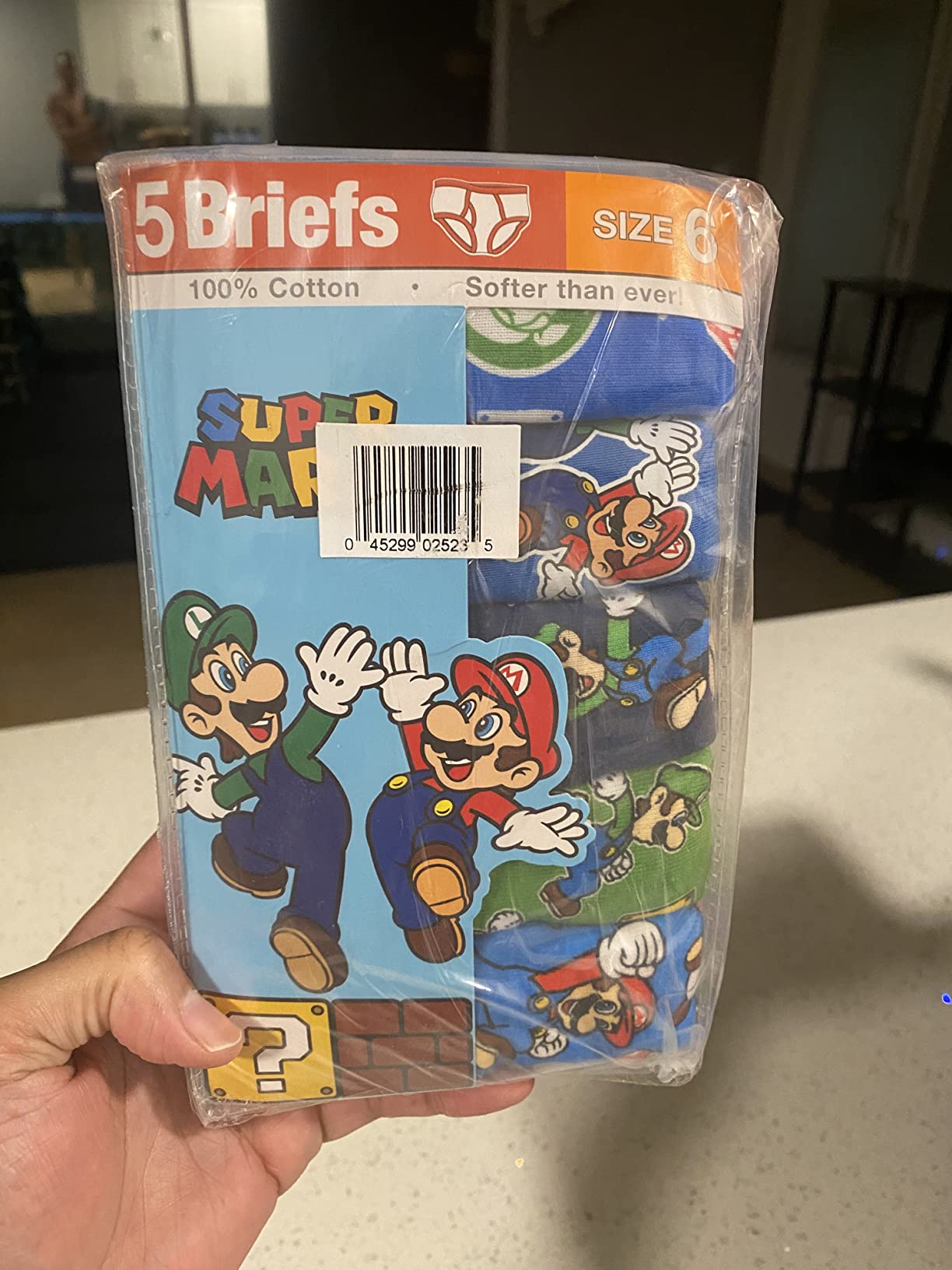 $2/mo - Finance Nintendo Boys' Mario 5 Pack Briefs | Buy Now, Pay Later