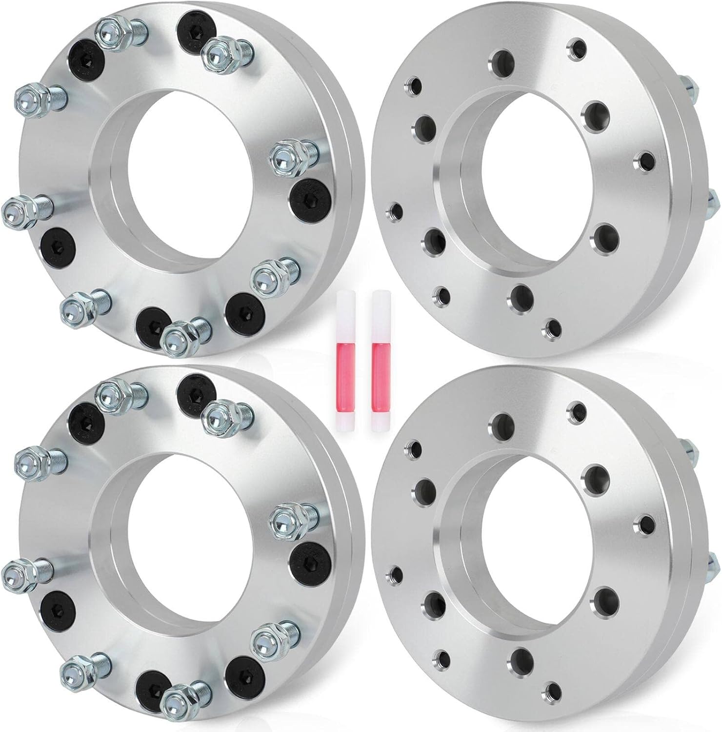 Amazon.com: ECCPP 4PCS 6x5.5 to 8x180 Wheel Adapters Lug Centric 2" 6 ...