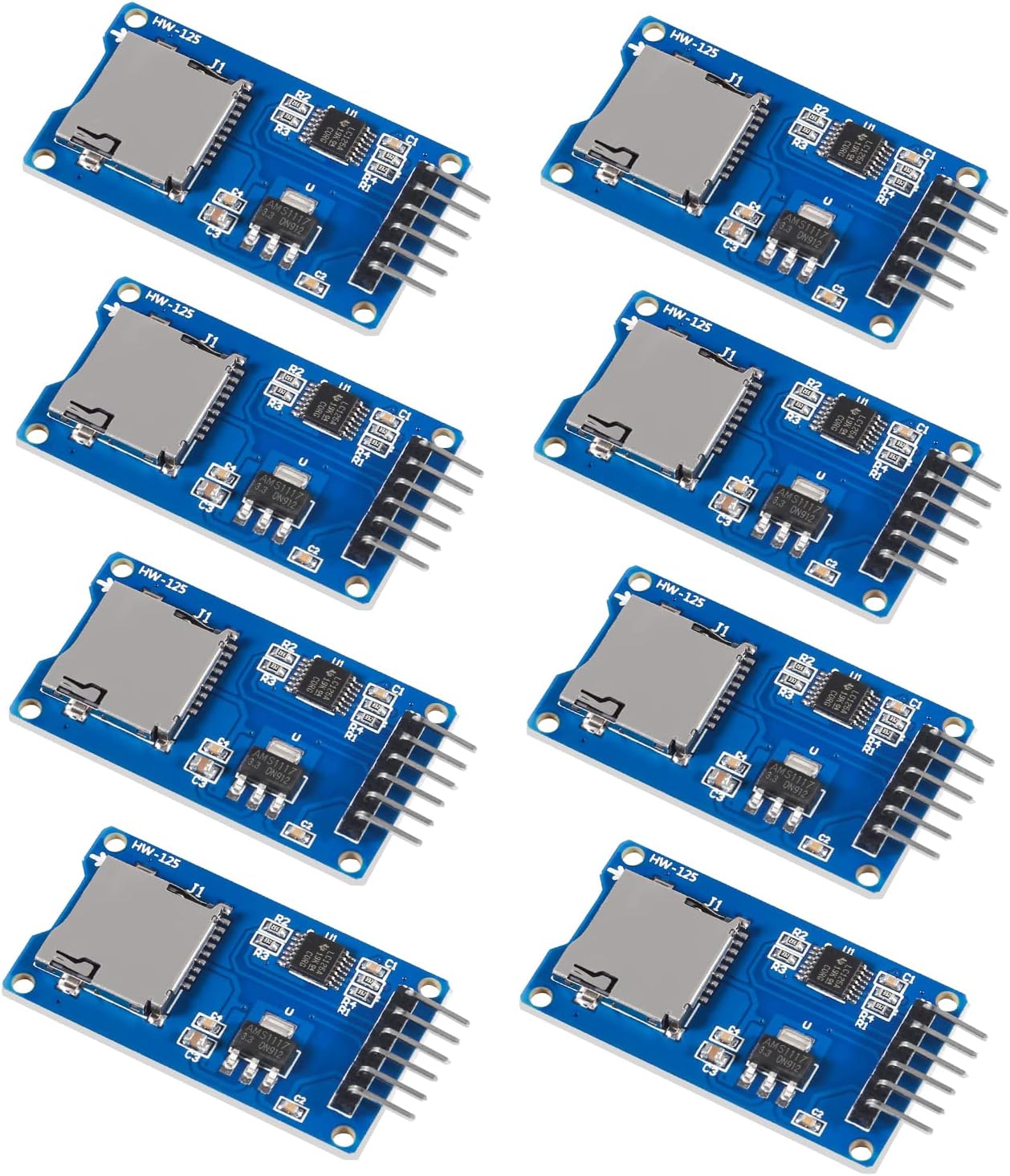 Amazon.com: Diitao 8PCS Micro SD Card Reader Module,Micro SDHC TF Card ...