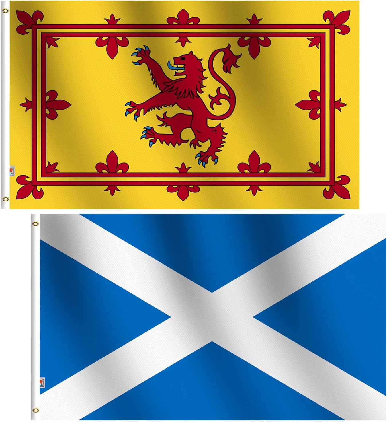 Amazon.com : ANJOR Scotland Flag 3x5Fts - Scottish Flags With Brass ...