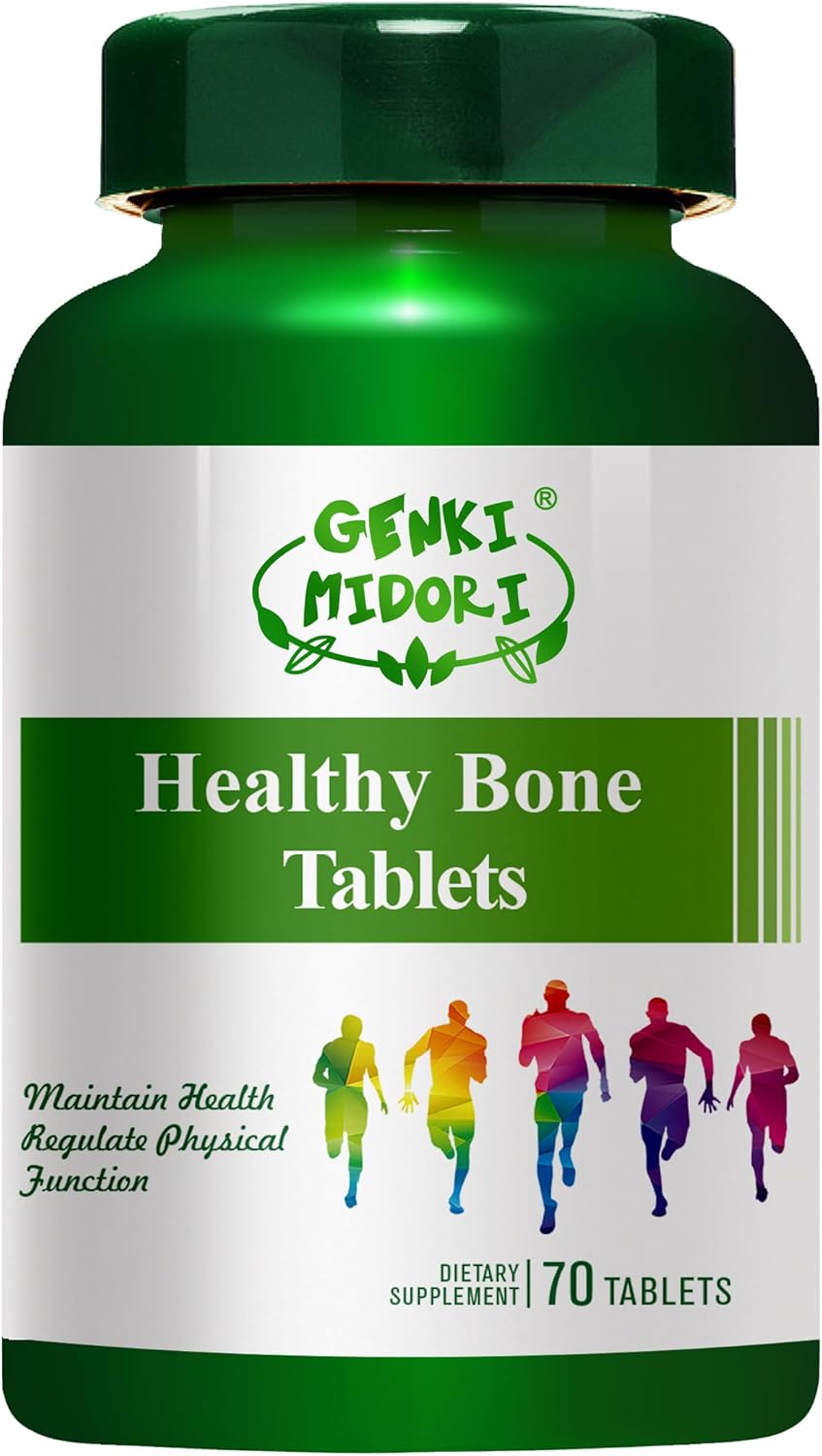 Amazon.com: Esmond Natural Genki Midori: Healthy Bone Tablets (Calcium ...