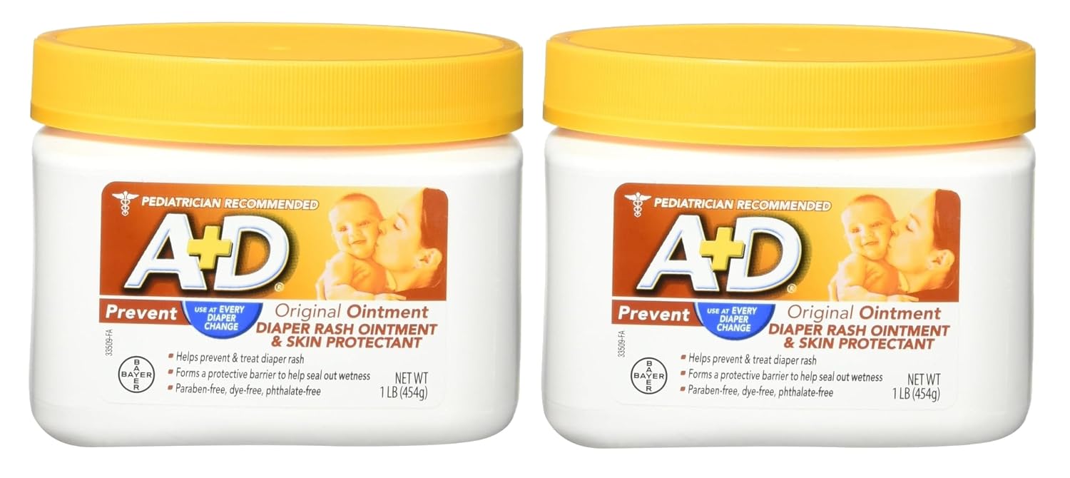 Amazon.com: A&D Original Diaper Ointment Jar, (2 Pounds) : Baby