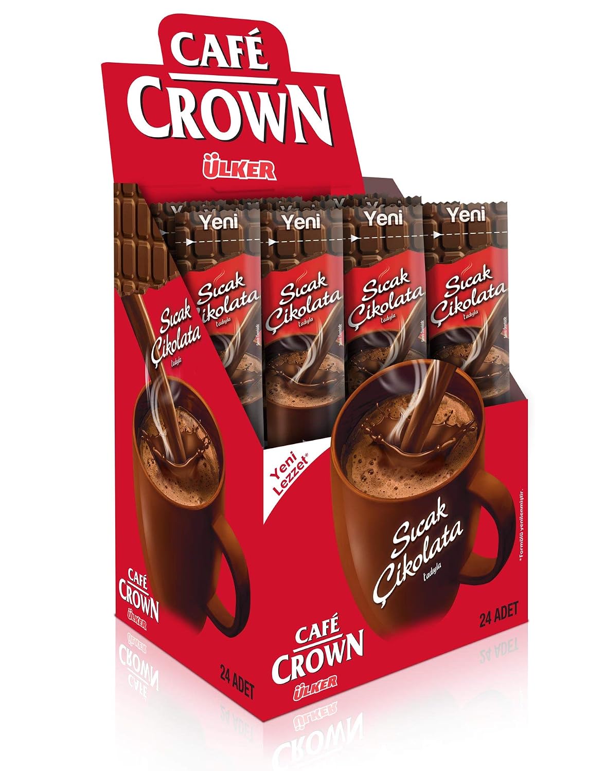 Amazon.com : Ulker Cafe Crown Hot chocolate 20 sticks : Everything Else