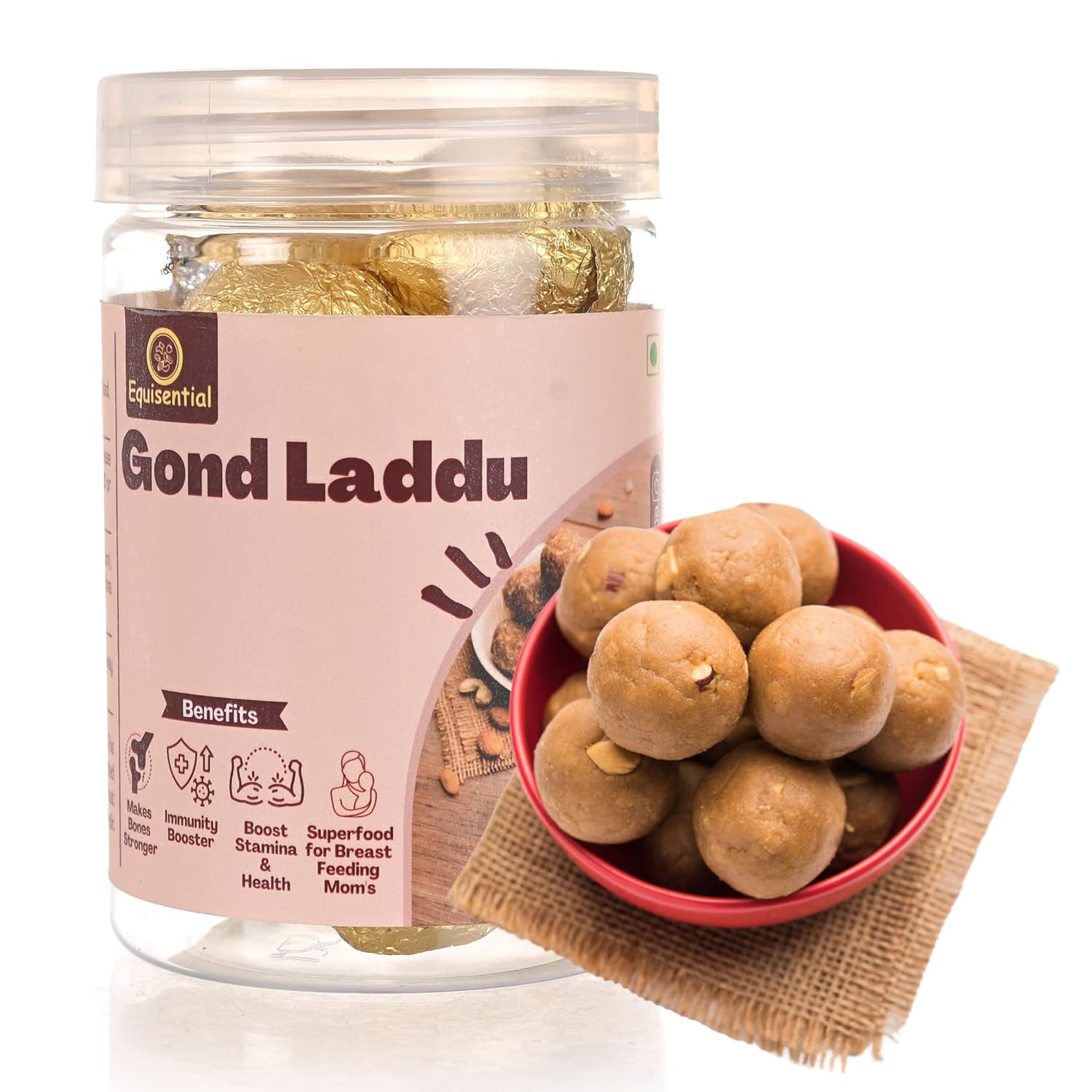Equisential – Gond Dink Laddu | Laddoo for Women after Delivery ...