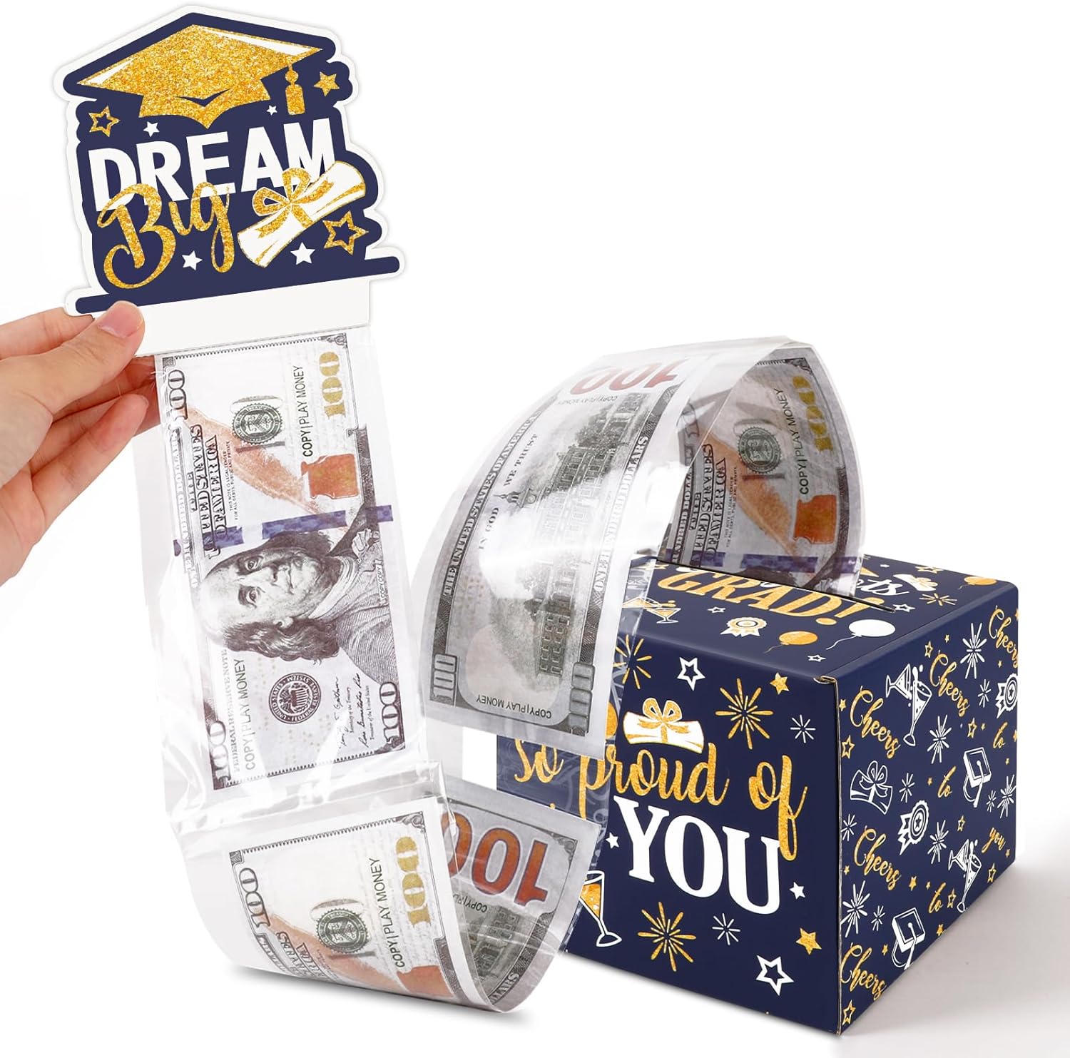Amazon.com : Konsait Blue Graduation Money Holders, 2025 Graduation ...