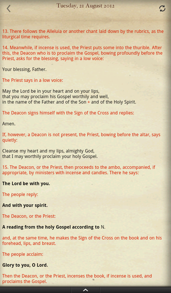 iBreviary - App on Amazon Appstore