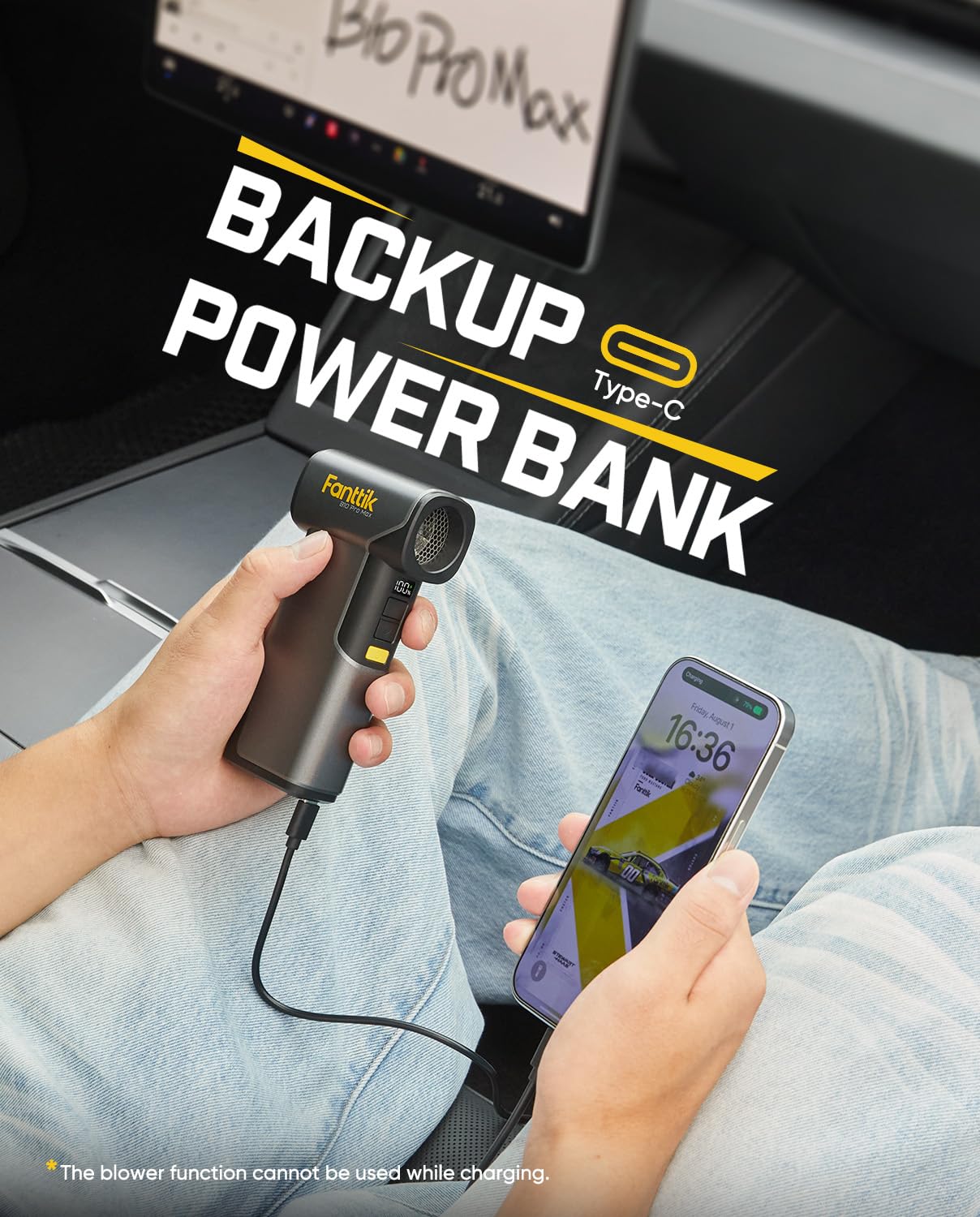 Snapklik.com : B10 Pro Max Electric Air Duster, 130000RPM Brushless ...