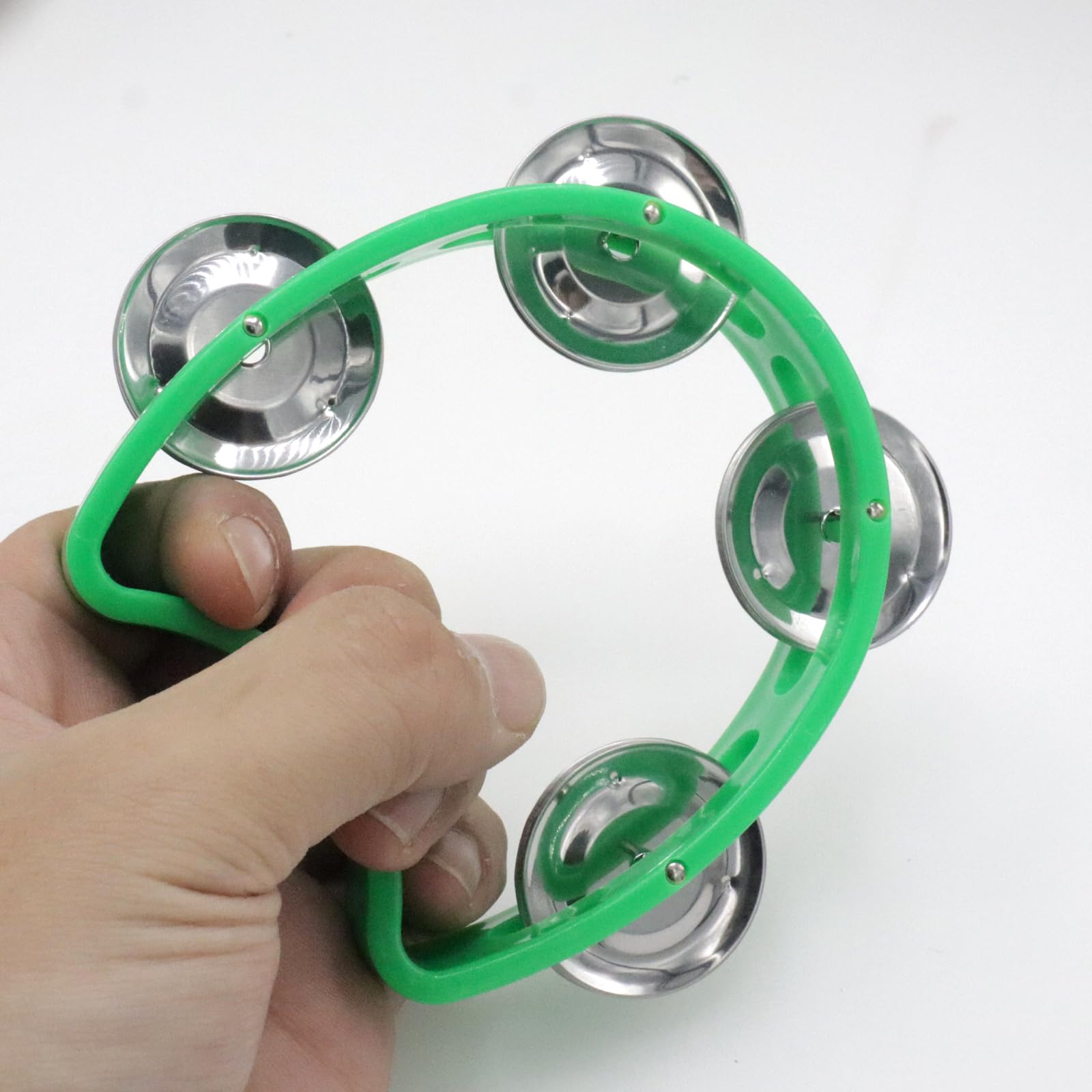 Snapklik.com : Cheerock Pack Of 2 Plastic Percussion Handheld Tambourines