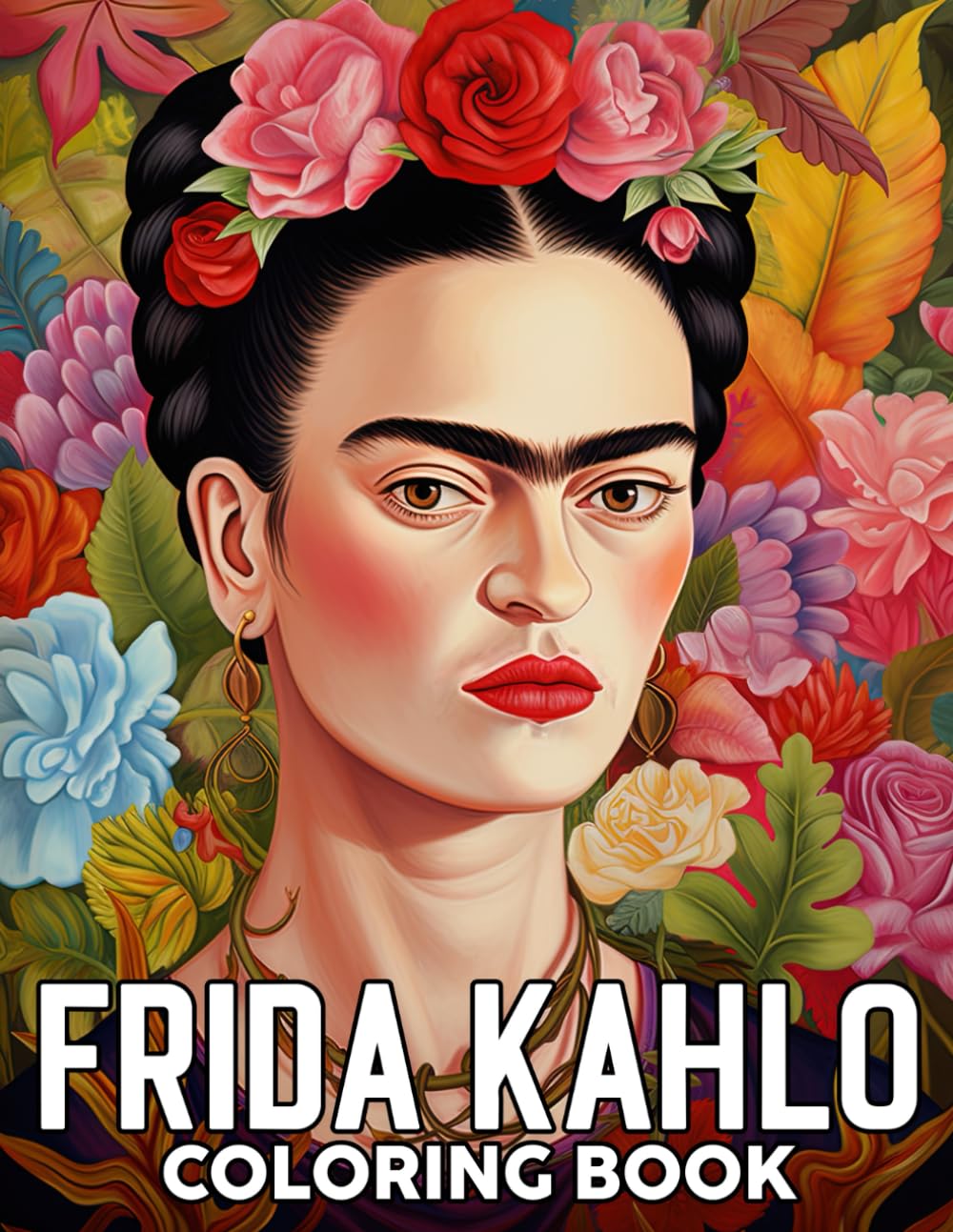 Amazon.com: Frida Kahlo Coloring Book: Eye-Catching Coloring Pages ...