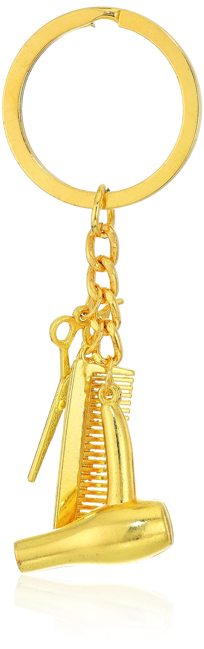 Amazon.com: Meiligo Fashion Woman Hairdresser Scissors Comb Stylist Key ...