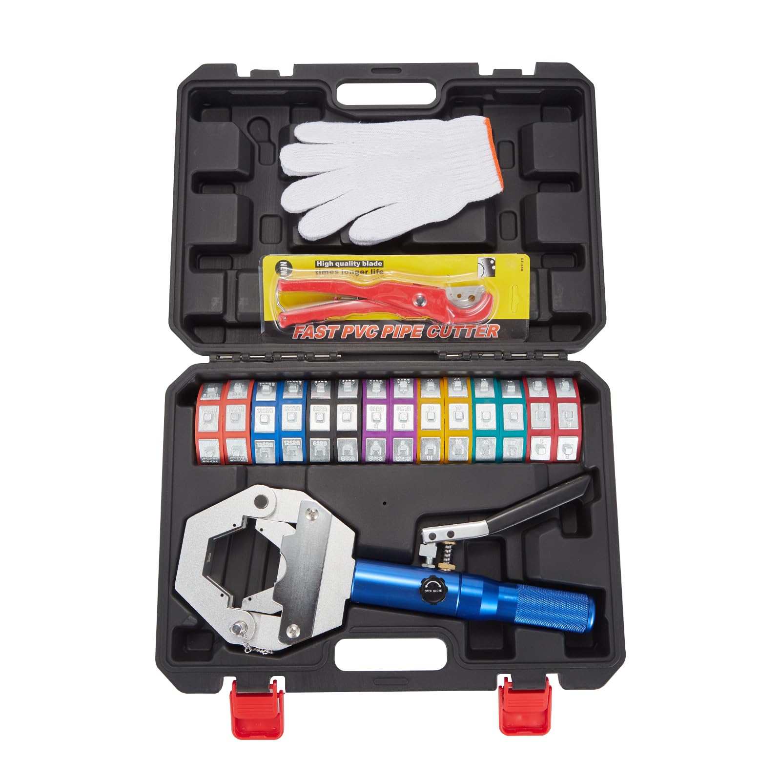 Euker Hydraulic Hose Crimper,Manual AC Hose Crimper Kit Air ...