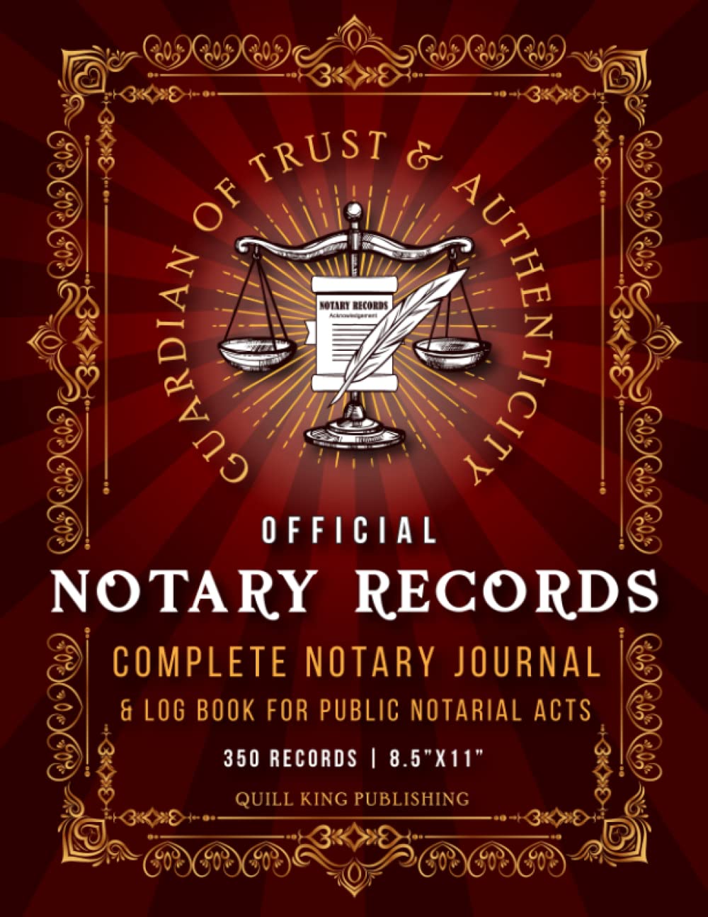 Complete Notary Journal & Log Book for Official Notary Records: Record ...