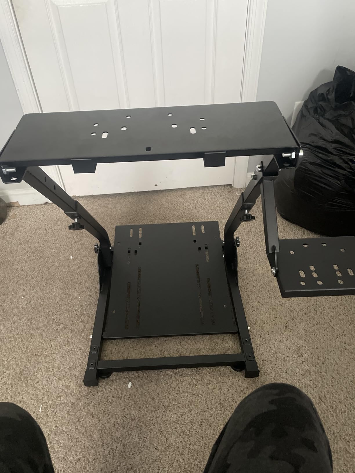 $12/mo - Finance Marada Racing Wheel Stand Adjustable Fit for Logitech ...