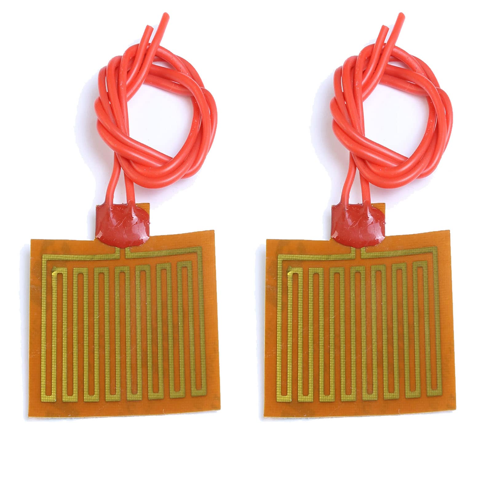 Amazon.com: Harissess 2PCS Film Heater Plate Adhesive Pad,12V 25W PI ...