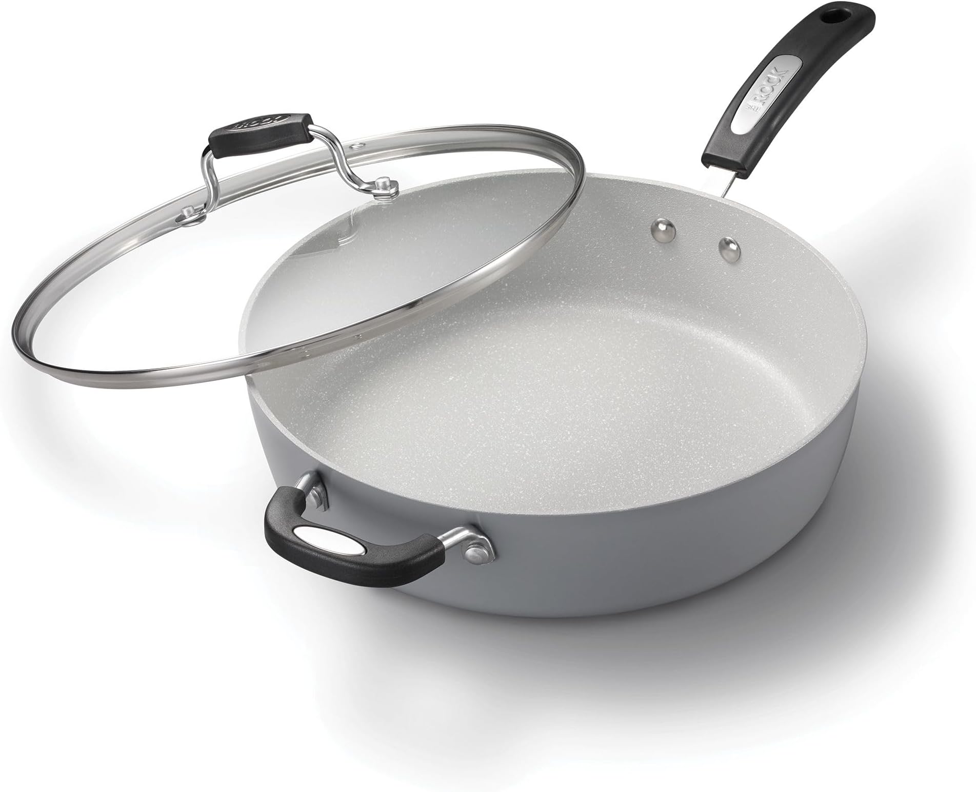 Amazon.com: Frok 13" Frying Pan Wok Skillet 4MM Thick Quick Heat ...