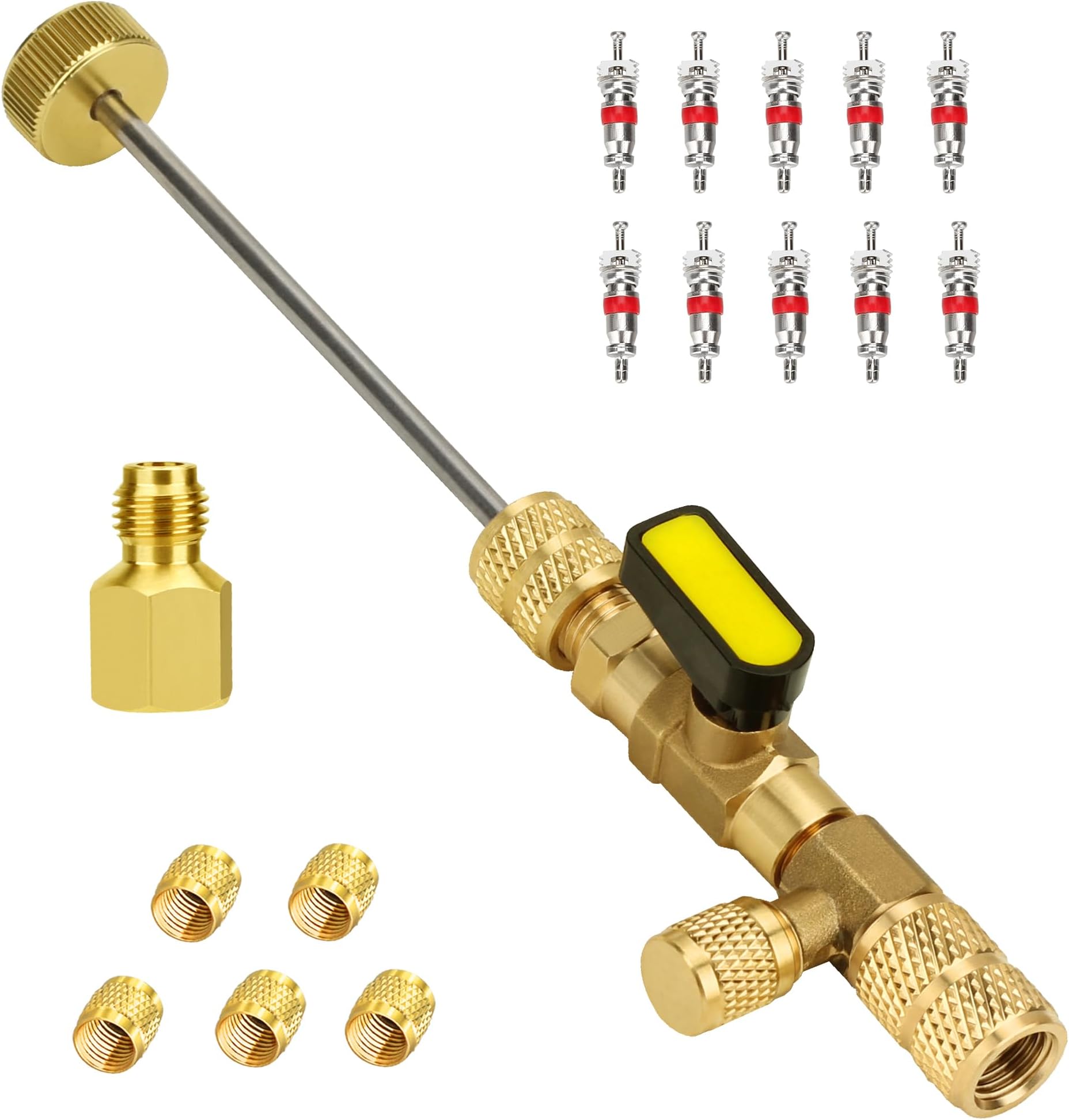 Amazon.com: limontek Valve Core Removal Tool HVAC, AC Schrader Valve ...