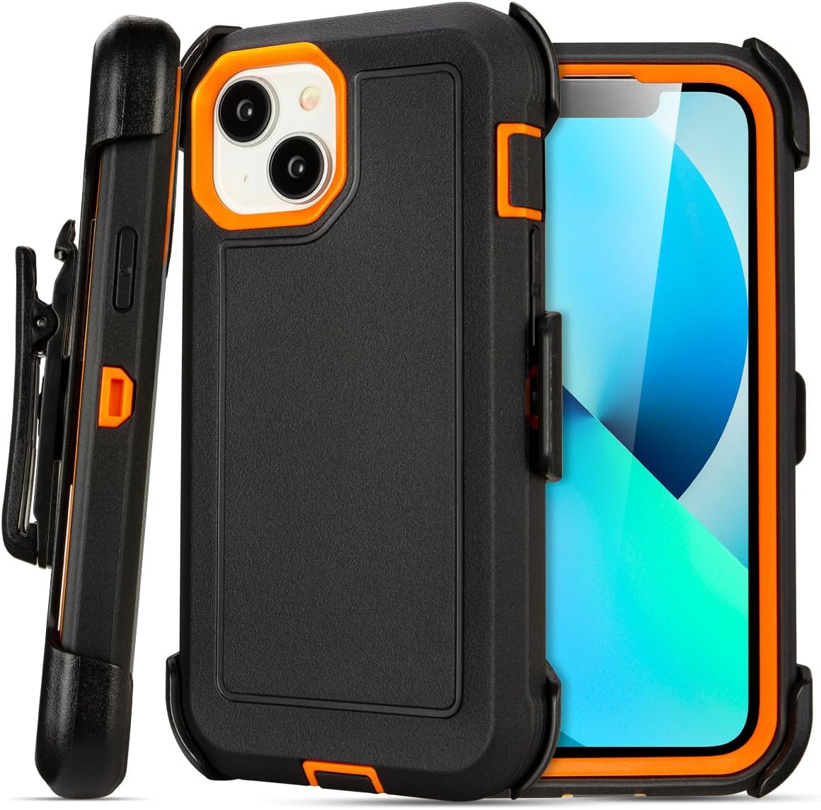 Amazon.com: Yowtrey Clip Case for iPhone 15 Case with Belt Clip, Heavy ...