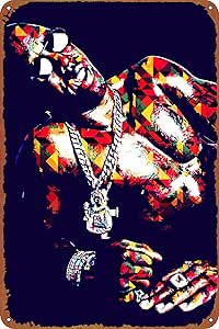 Amazon.com: KIVYYB P Diddy Poster Metal Plaque Tin Sign,Vintage Metal ...