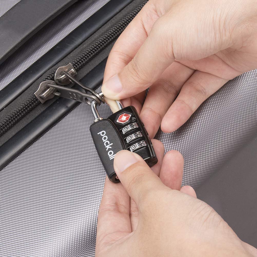 Snapklik.com : Pack All TSA Approved Luggage Lock, Inspection Indicator ...