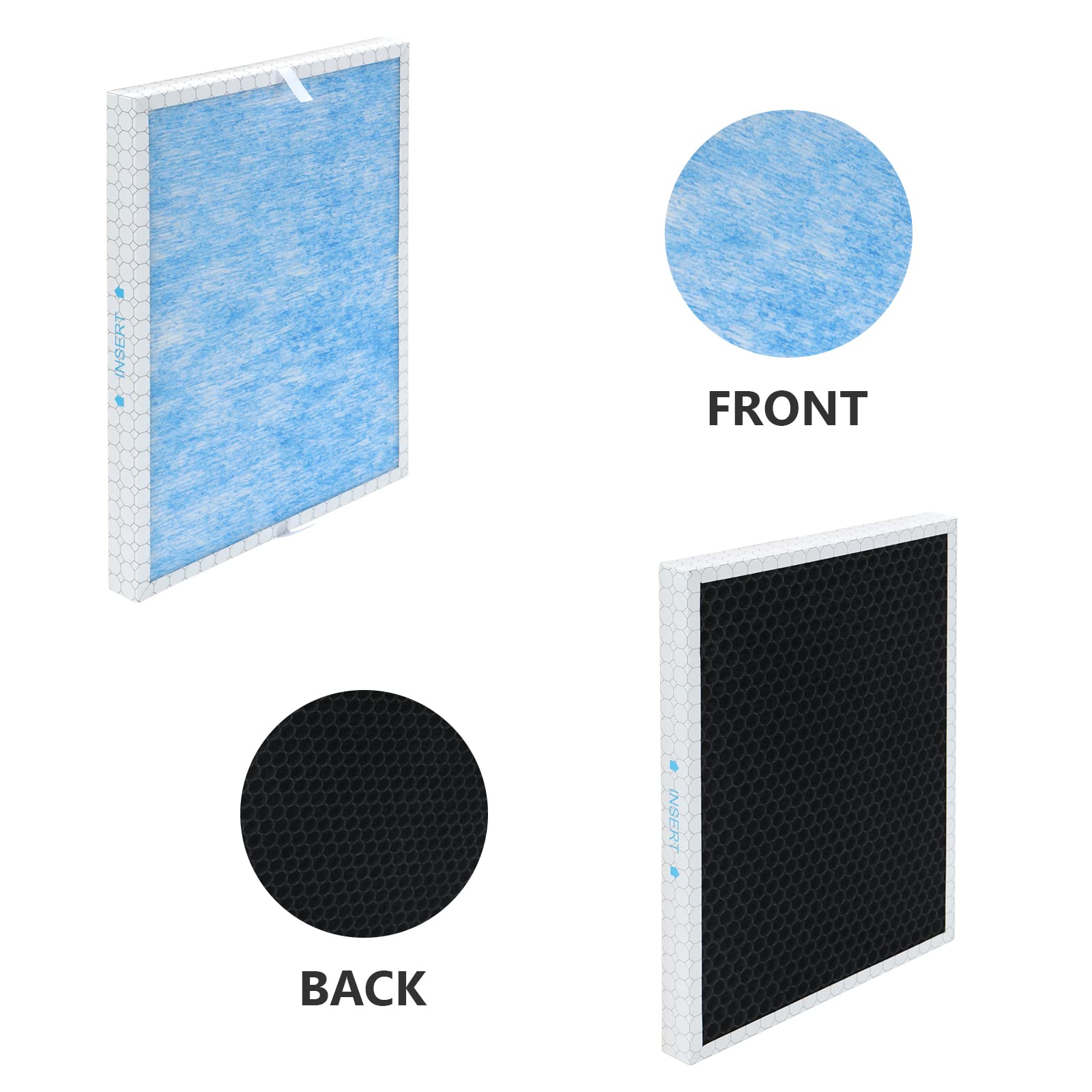 GoKBNY MSA3 True HEPA Filter Replacement Compatible with Membrane ...