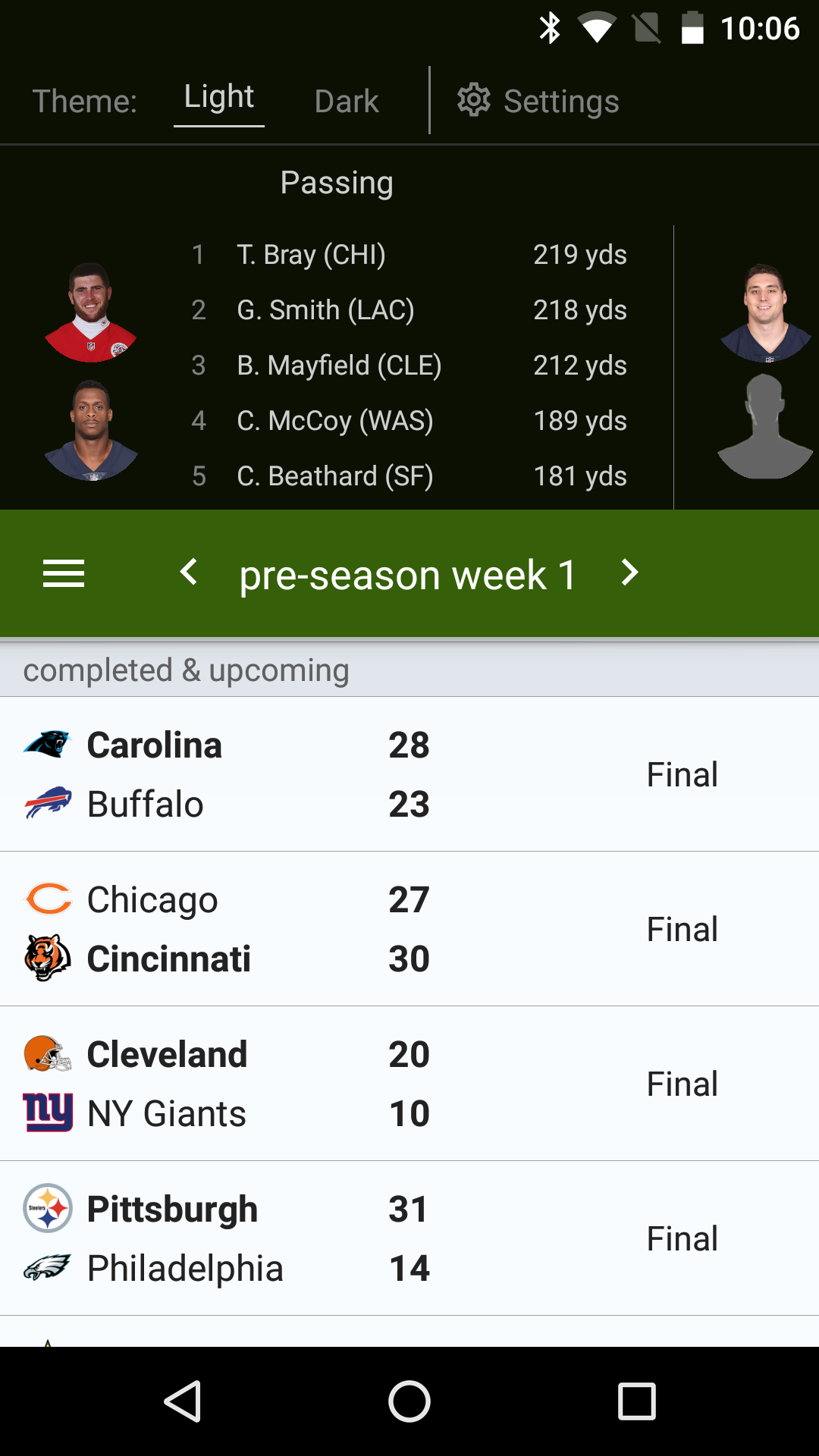 Sports Alerts - NFL edition - App on Amazon Appstore