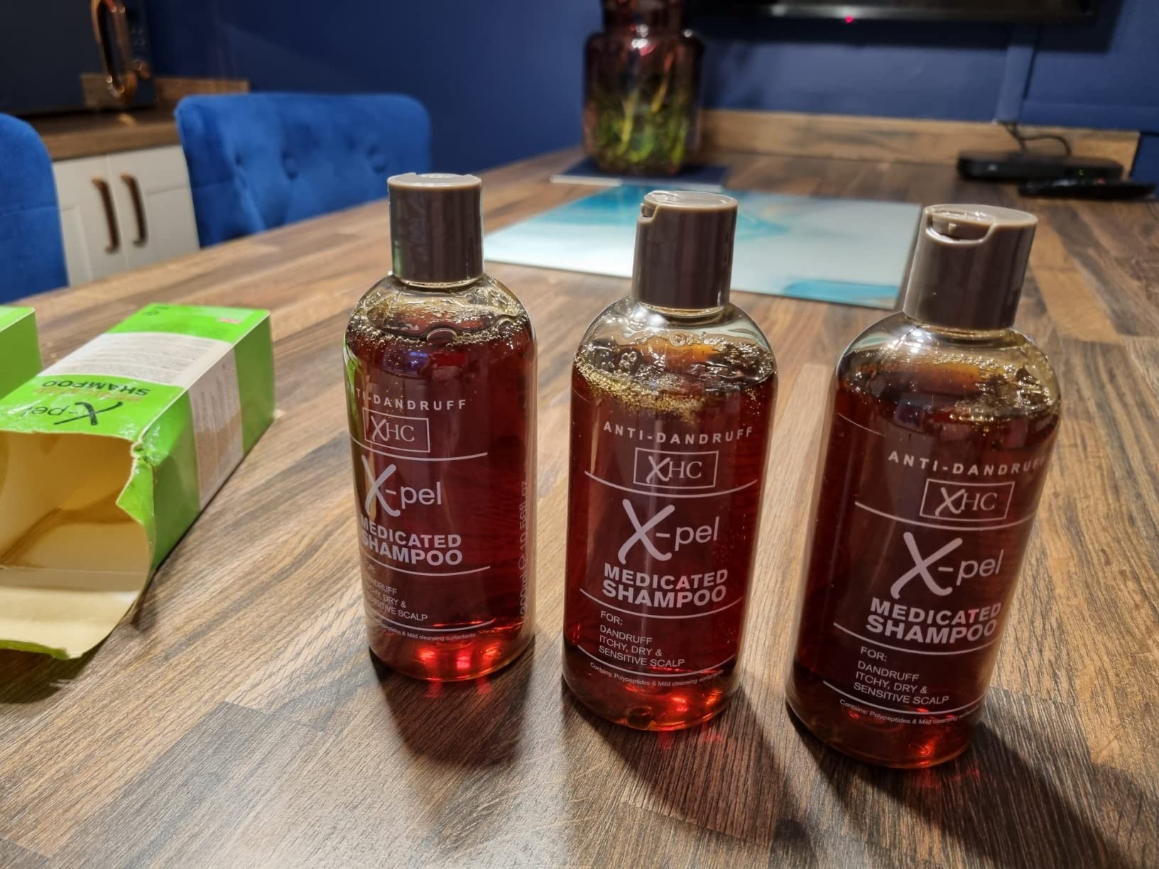 Xpel Medicated Shampoo Treatment for Dandruff Psoriasis Dry Itchy Scalp ...