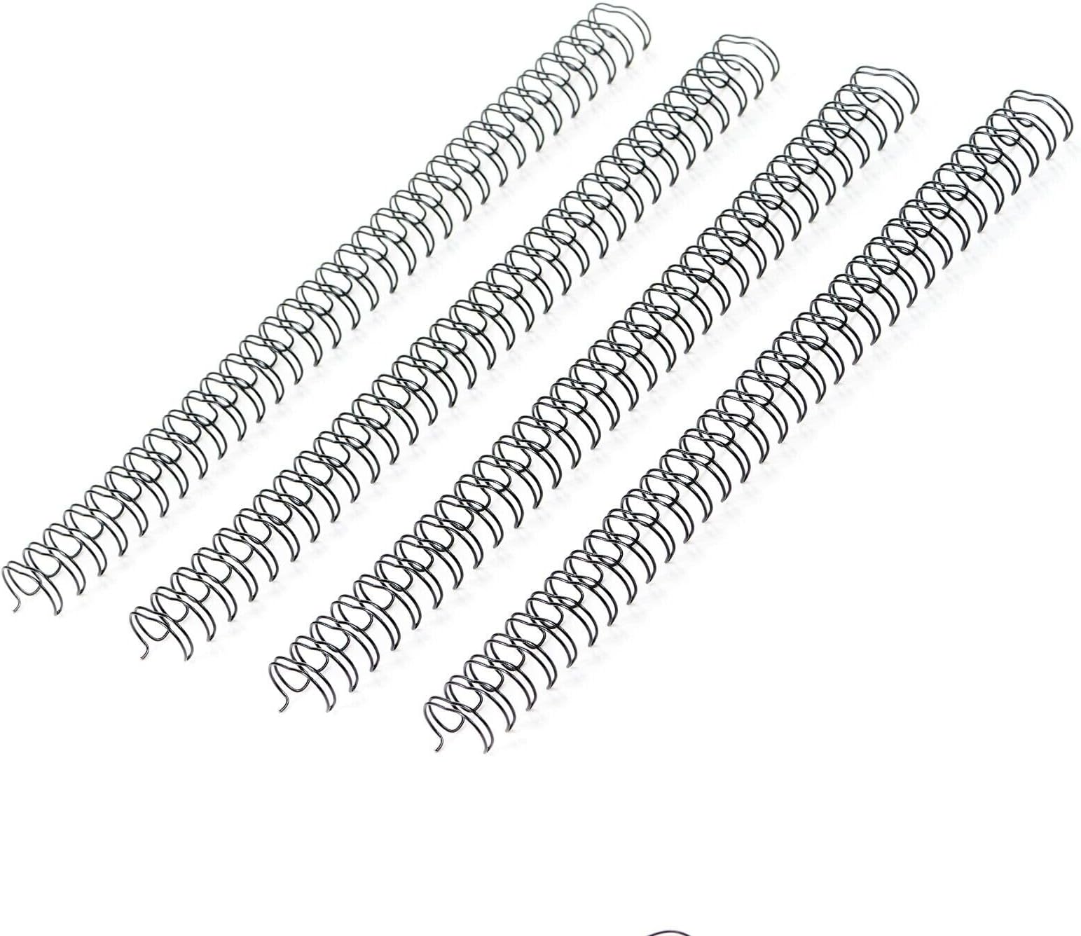 Amazon.com : HOUYEE 3/8 Inch Twin Loop Wire Binding Spines,60 Sheet ...