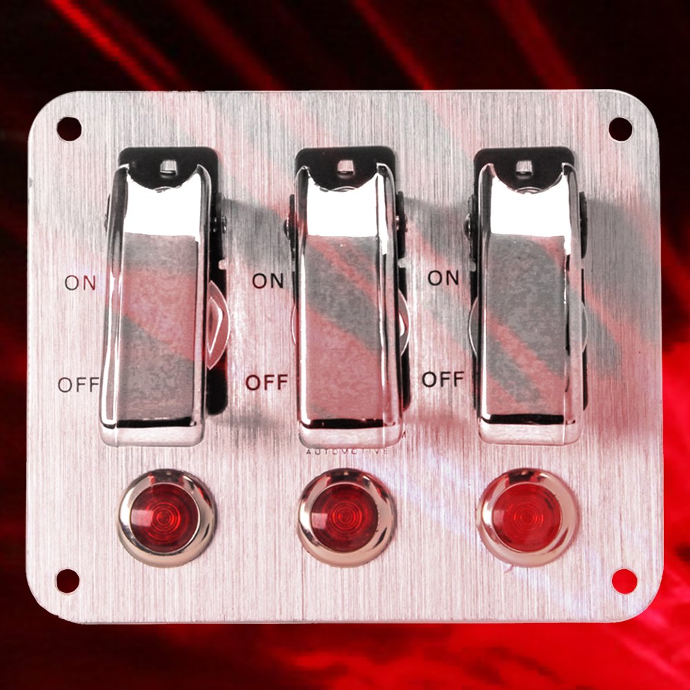 Snapklik.com : Pilot Automotive PL-SW53CR Performance 3 Row Chrome ...