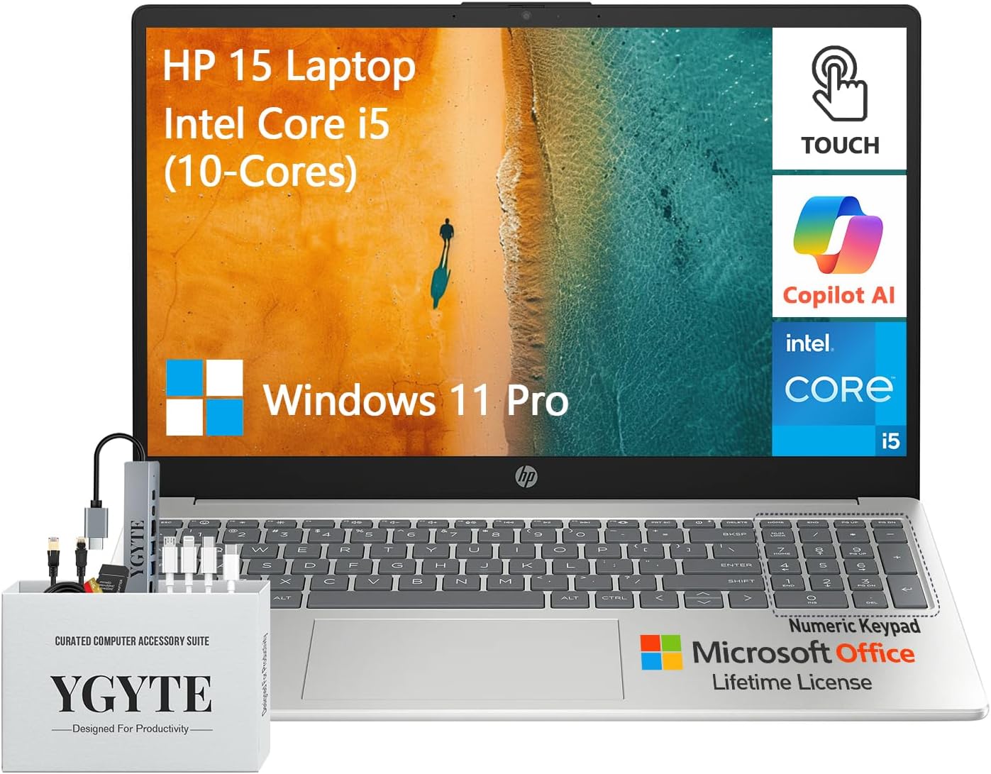Amazon.com: HP 2025 17 Inch Laptop Computer, 17.3 IPS FHD Business ...