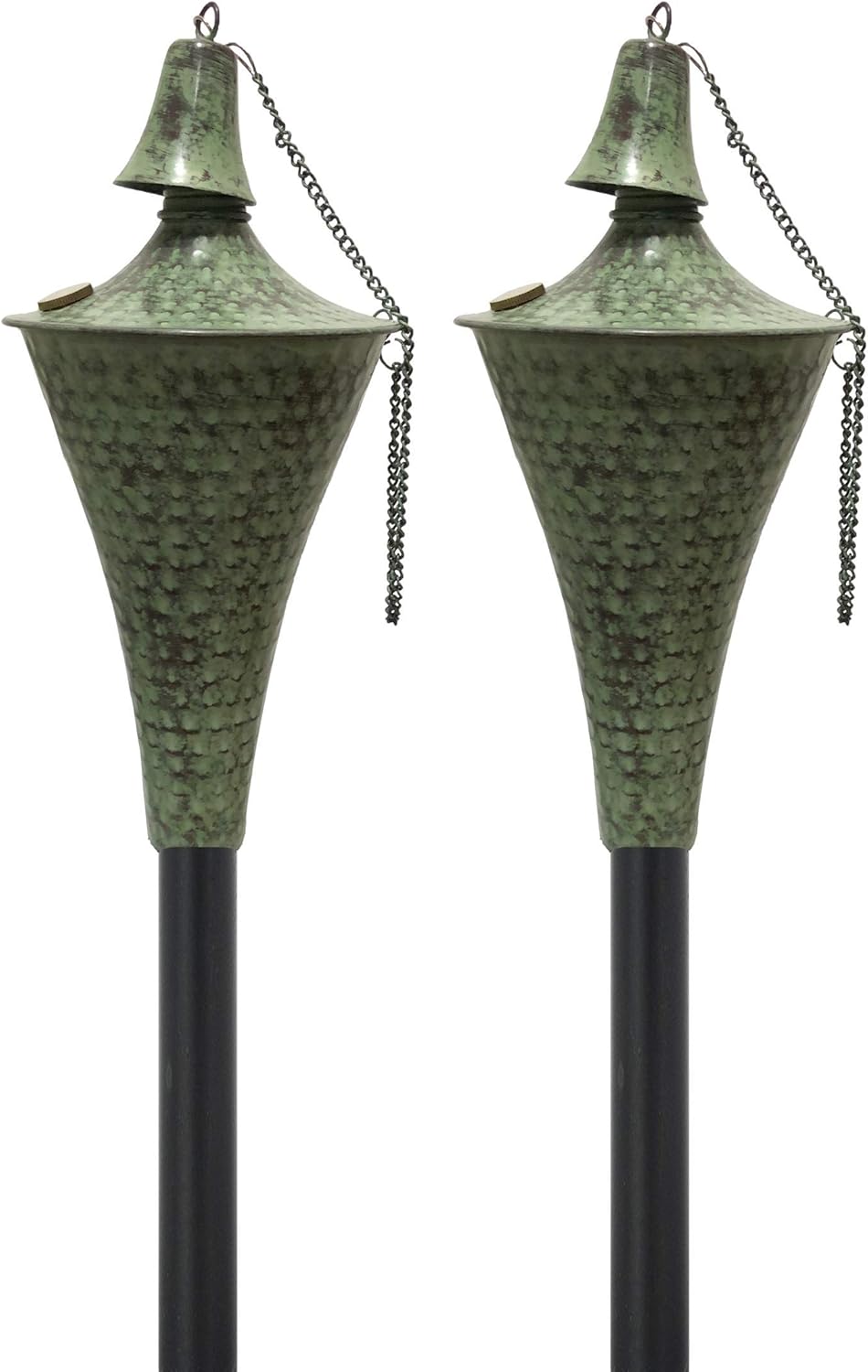 Amazon.com : Legends Direct Set of 2, Oahu Premium Metal Patio Torches ...