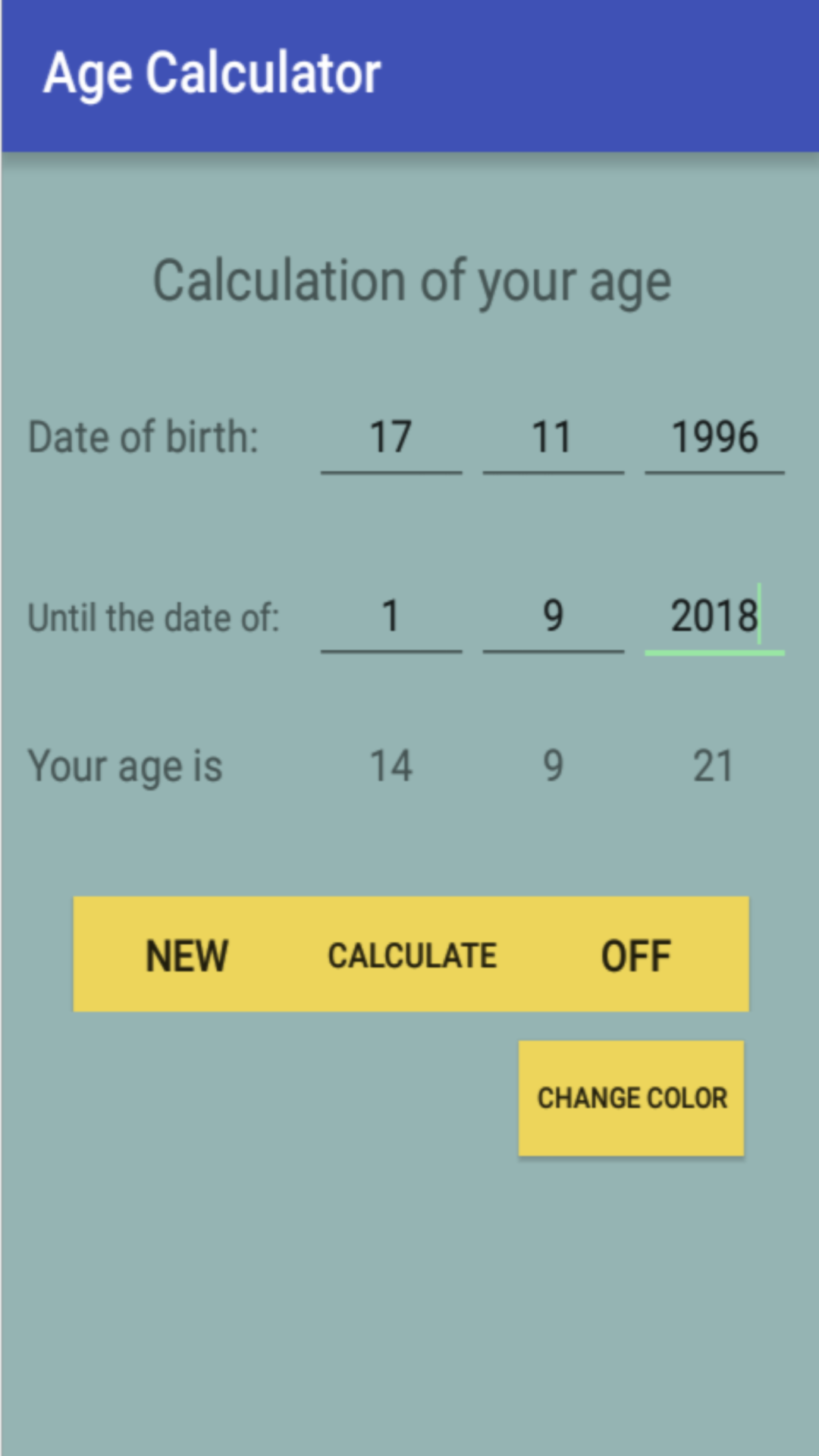 Age Calculator - App on Amazon Appstore
