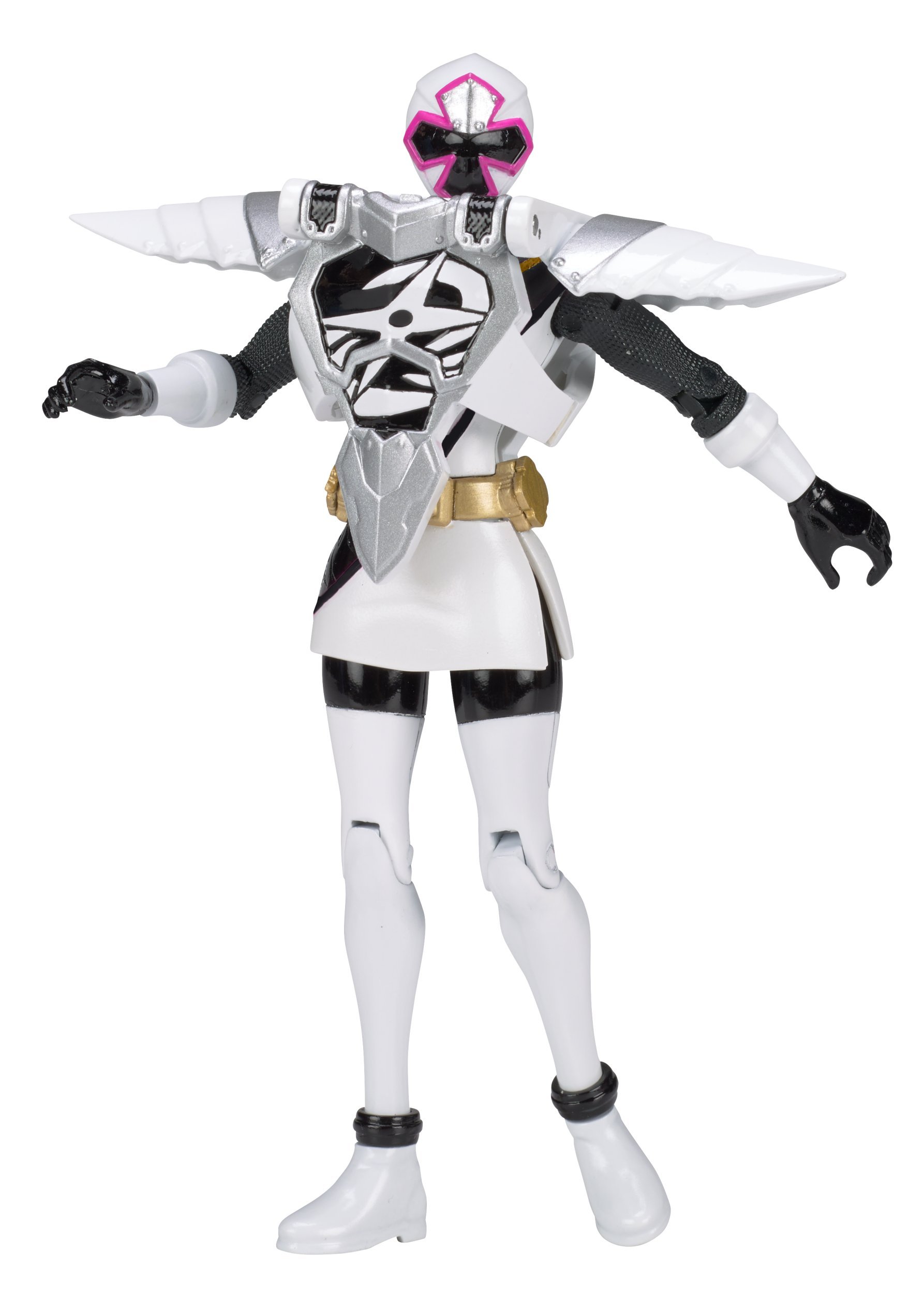 Buy Power Rangers Ninja Steel 5-Inch Armored White Ranger Action Hero ...