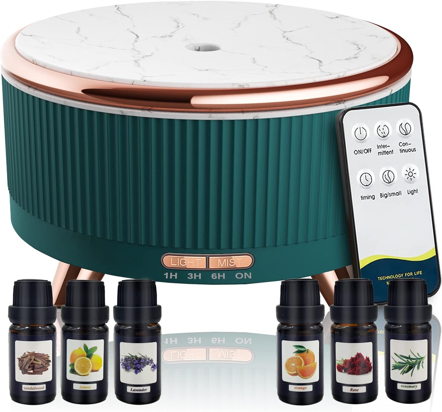 Amazon.com: Essential Oil Diffusers for Home 500ml,Aromatherapy ...