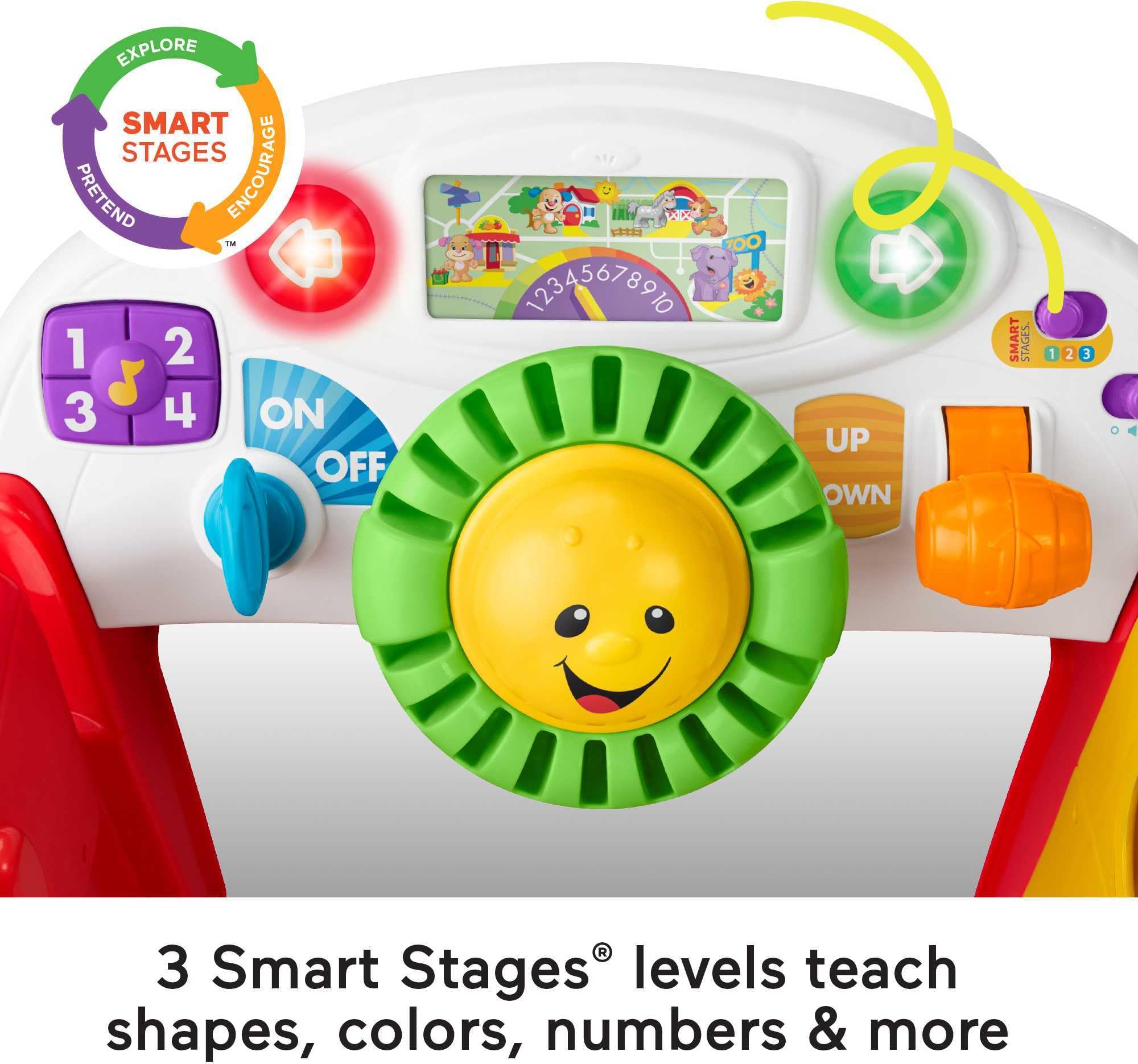 Snapklik.com : Fisher-Price Laugh & Learn Crawl Around Car, Red ...