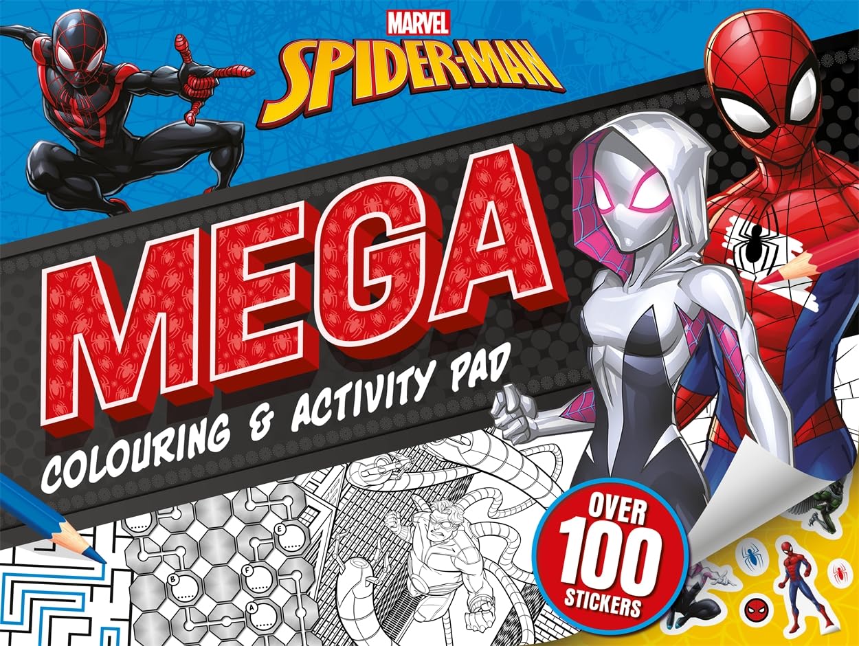 Marvel Spider-Man: Mega Colouring & Activity Pad: Walt Disney ...