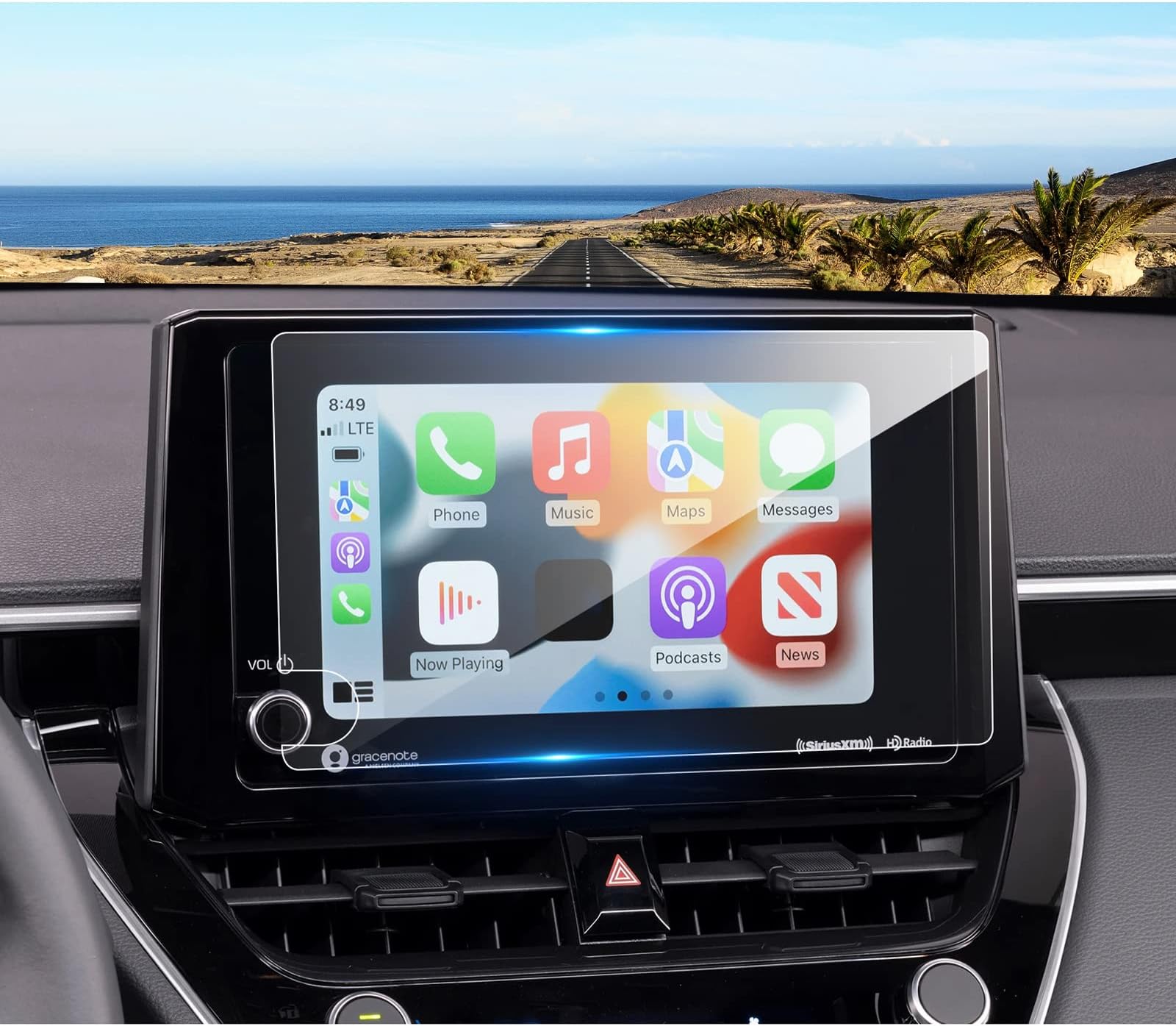 Amazon.com: Coleya 2023 2024 2025 Corolla Cross Screen Protector for ...