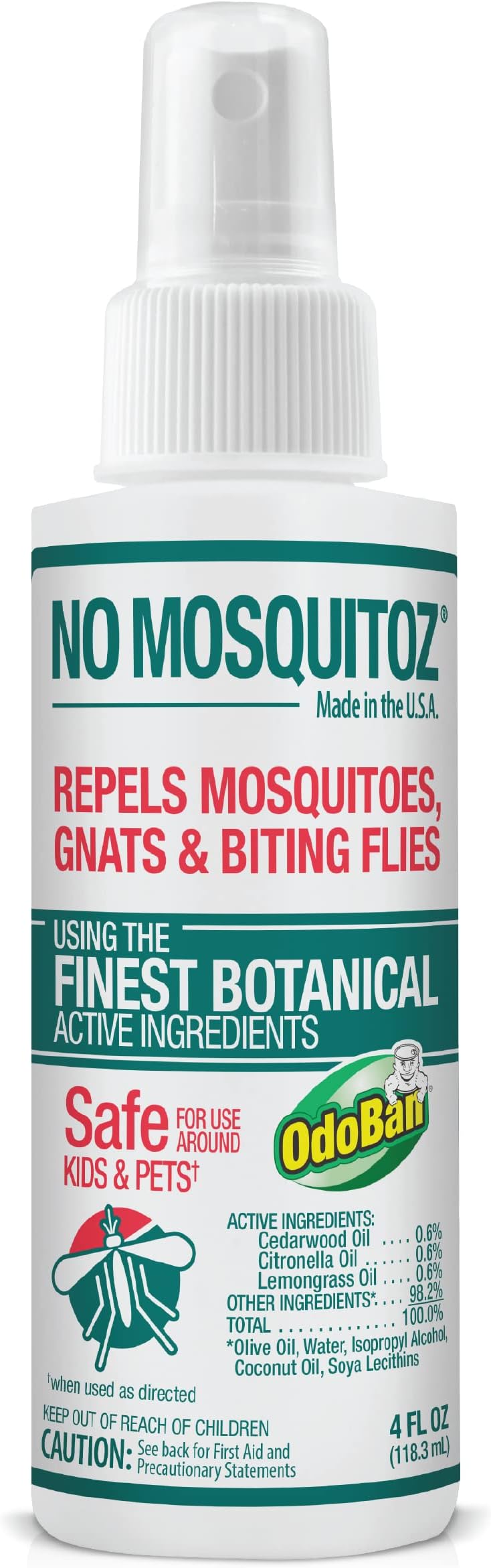 Amazon.com: No Natz Botanical Bug Repellant, Effective for Gnat ...